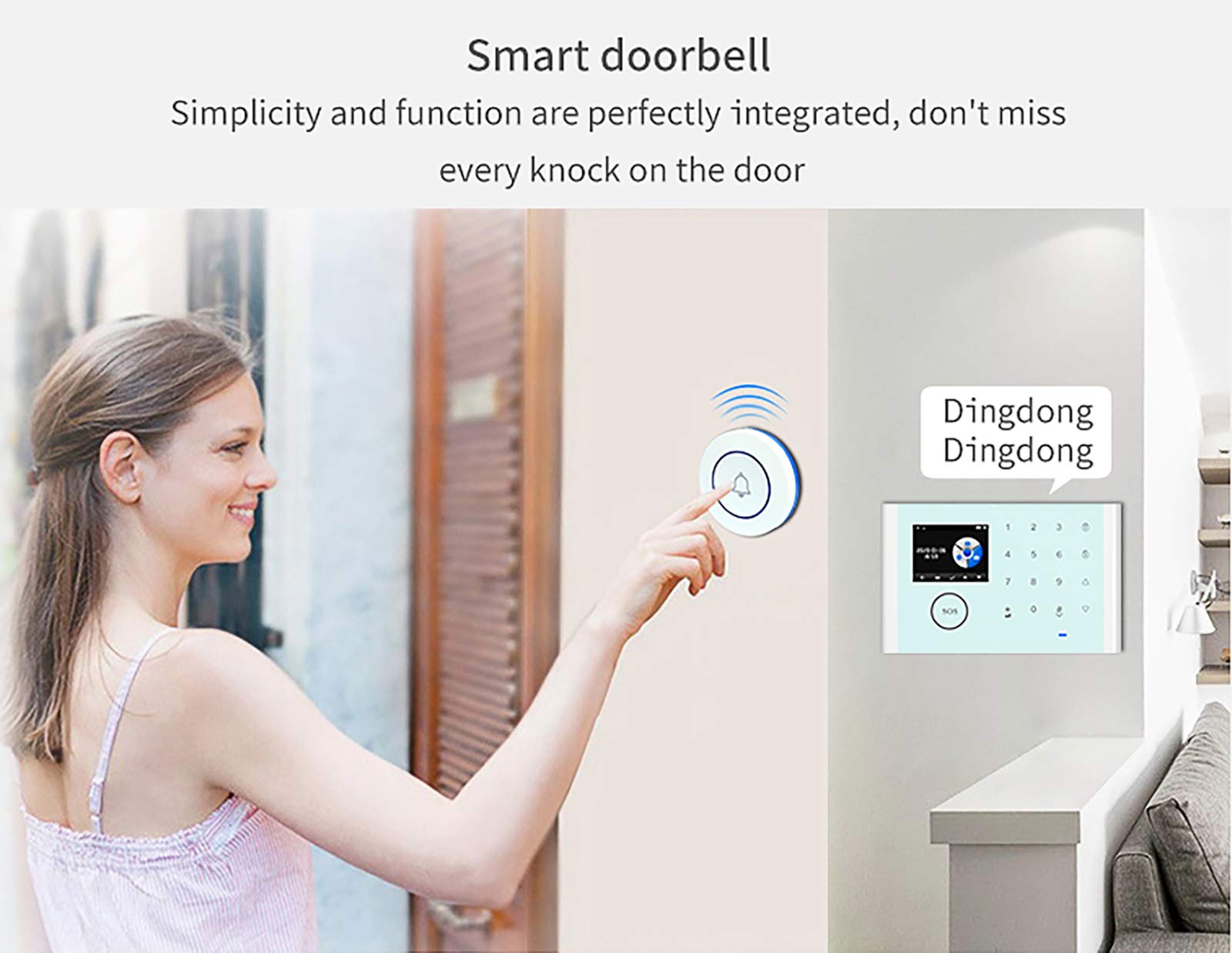 SEHOMY 16 Pieces kit Home Security System with GSM and WIFI APP Control, Wireless Door sensor Burglar Realtime Alarm for Office Shop, Apartment Security, Compatible with Alexa and Google Assistant