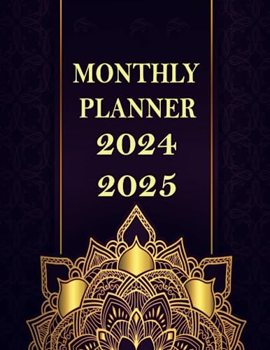 2024-2025 Monthly Planner: Two Year Schedule Organizer (January 2024 through December 2025) / A4 size / elegant cover