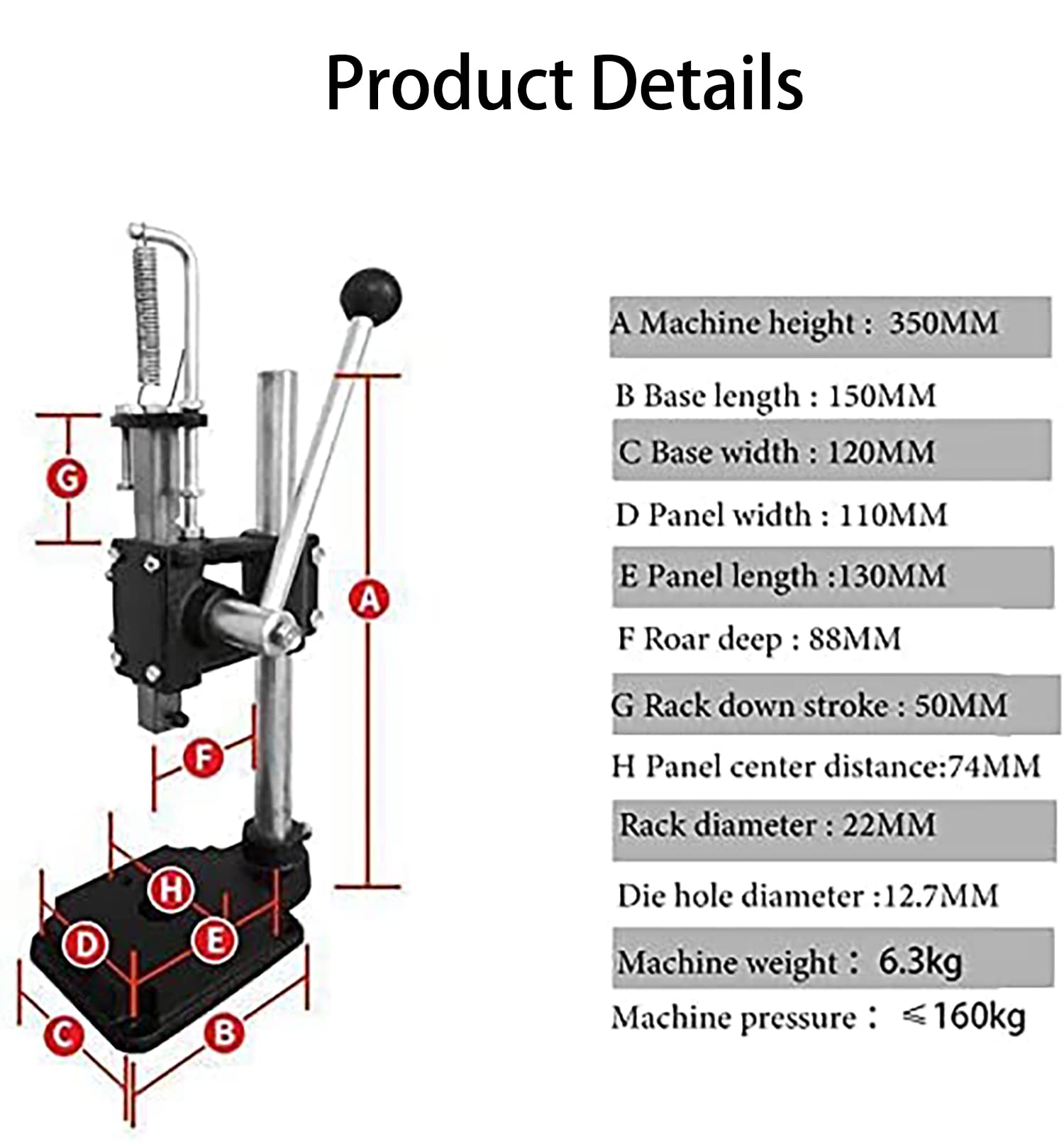 WINB Oyster Clam Opener Machine with Oyster Knife, Oyster Shucker Tool Set for Restaurant, Hotel, Supermarket, Seafood Stores