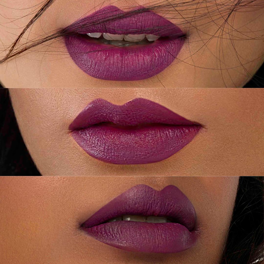 SUGAR Cosmetics Matte As Hell Crayon Lipstick32 Miss Rosa (Dusky Rose) with SharpenerHighly pigmented, Creamy Texture, Long lasting Matte Finish