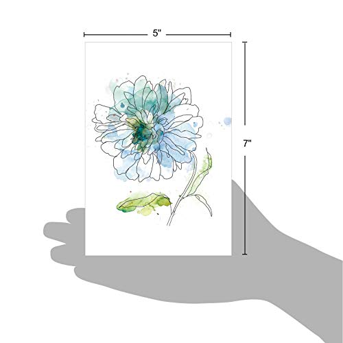 The Best Card Company - Loving Sympathy Card with Envelope - Inspirational, Religious Bereavement Greeting - Basic Blooms C4627DSMG