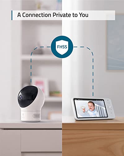 Eufy Baby SpaceView Add-On Video Baby Monitor, Night Vision, 5" Display