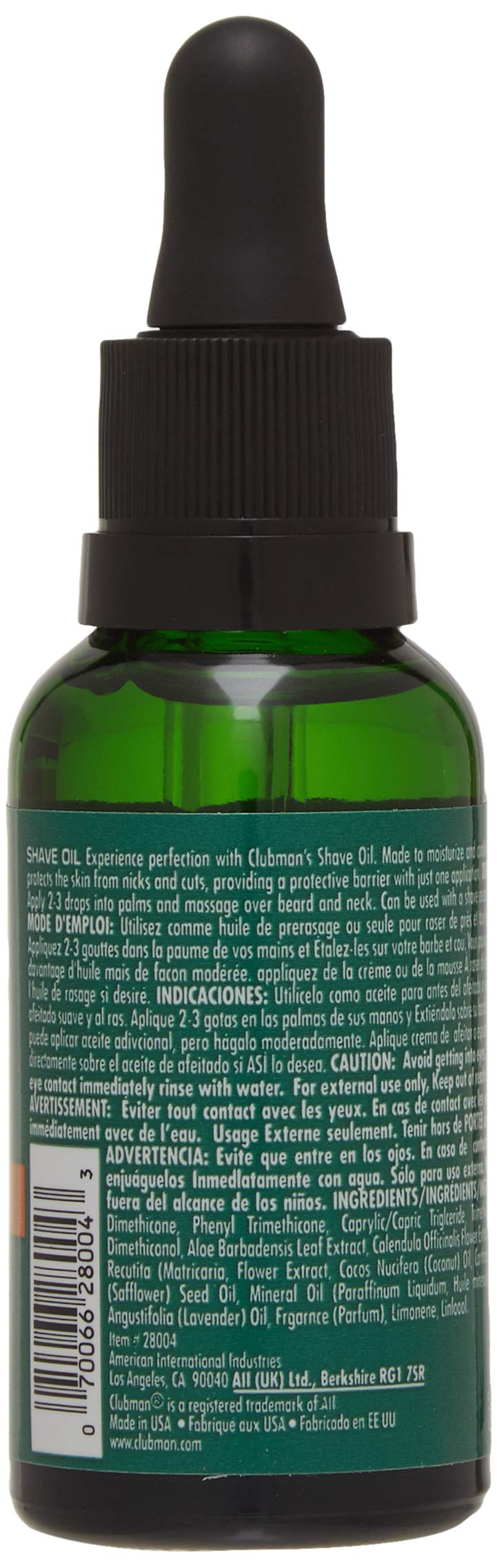 Clubman Shave Oil, 1 fl oz