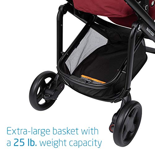 Maxi-Cosi Tayla Stroller, Modular Lightweight Stroller Seat, Parent or World Facing, Essential Red