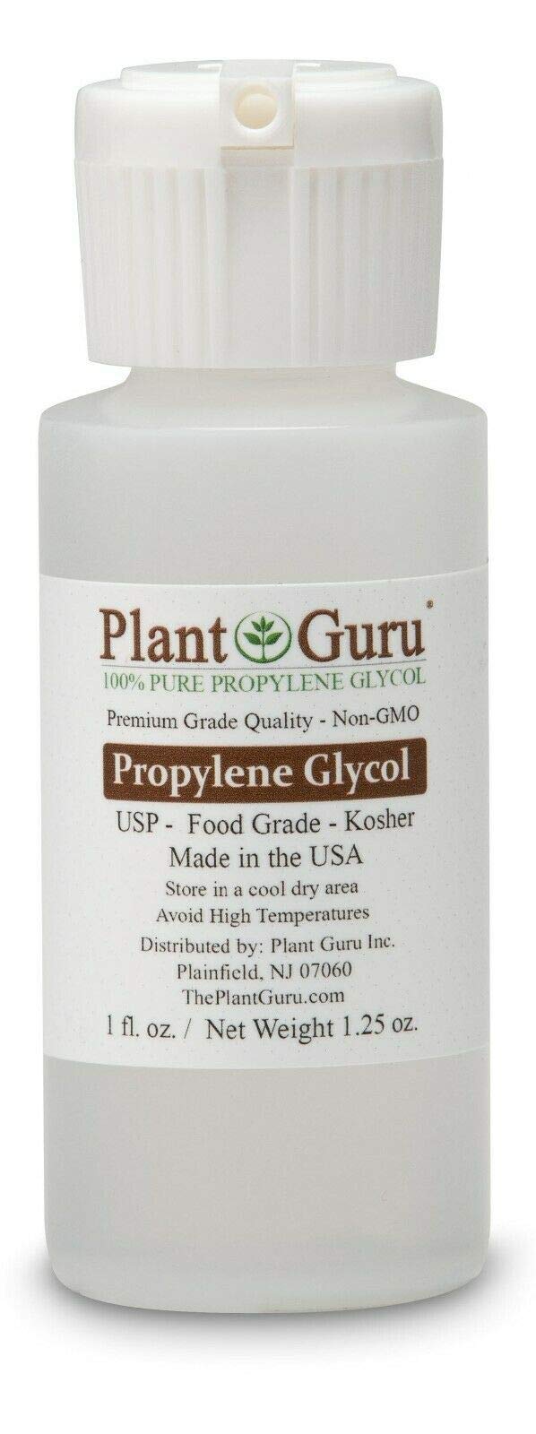 Vegetable Glycerin and Propylene Glycol 1 oz. Each Food Grade USP Kosher 99.9% Pure