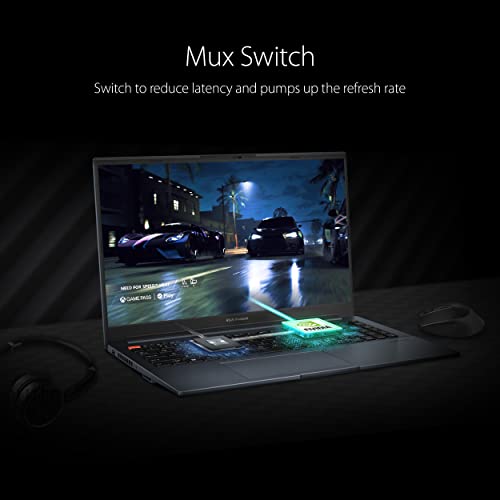 ASUS VivoBook Pro 15 Laptop, 15.6” FHD Display, Intel Core i7-12650H CPU, NVIDIA GeForce RTX 3050 GPU, 16GB RAM, 512GB SSD, Windows 11 Home, Quiet Blue, K6502ZC-DB74