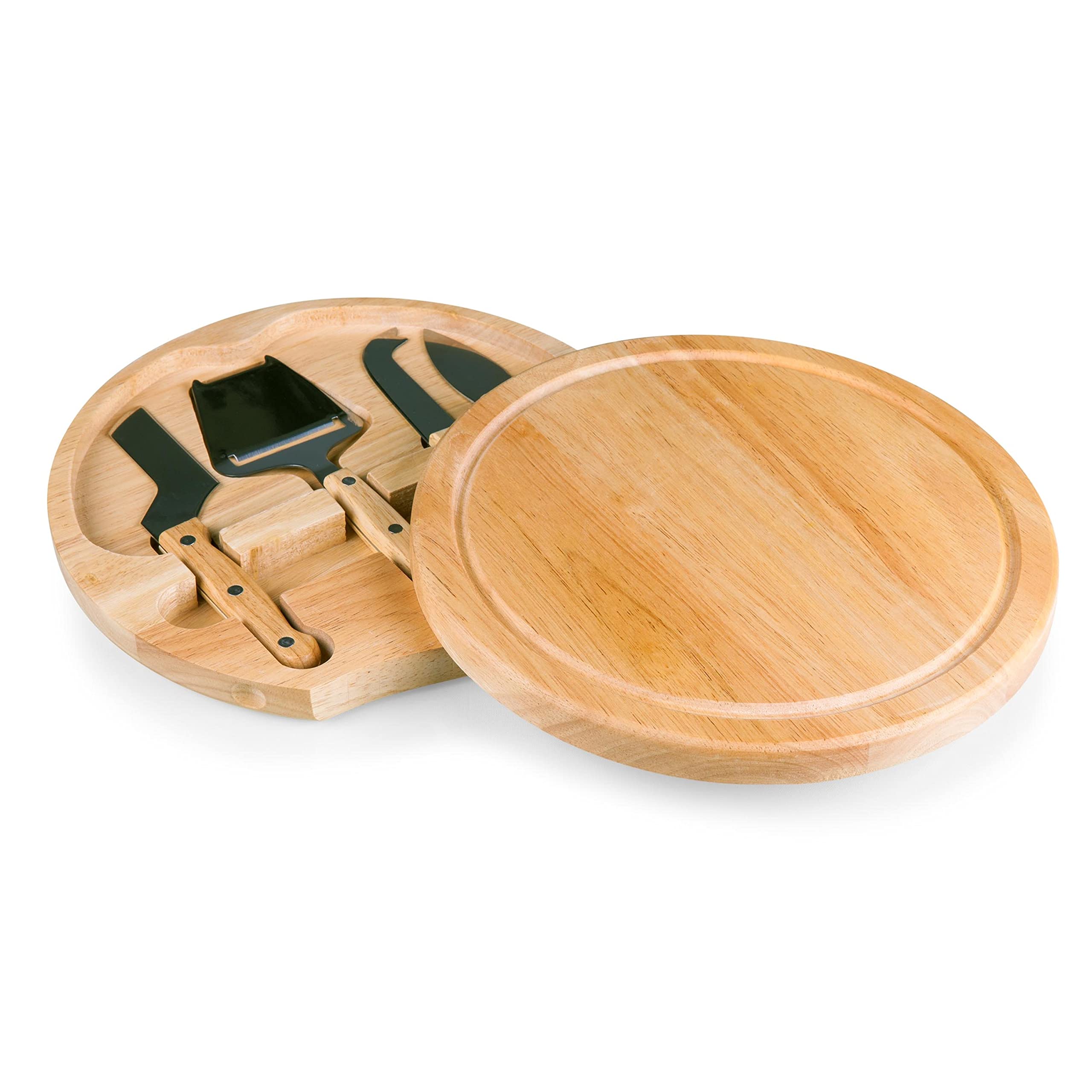 PICNIC TIME NHL Boston Bruins Circo Cheese Board and Knife Set - Charcuterie Board Set - Wood Cutting Board