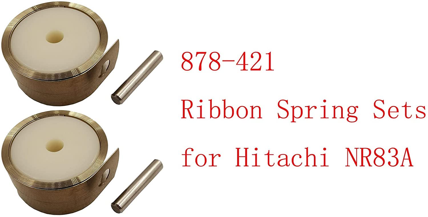 878421 Ribbon Spring Set for Hitachi NR83A Framing Nailer 878421 878-421 (2 Pack)