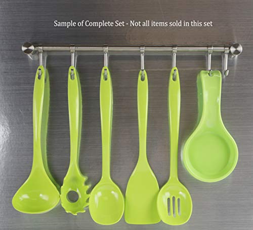 Reston Lloyd Melamine Slotted Spoon Kitchen Utensil, Premium Quality Utensil with Heat Resistant Ergonomic Handle, Durable BPA-Free Plastic, 11.5 inch long, Set of 6,