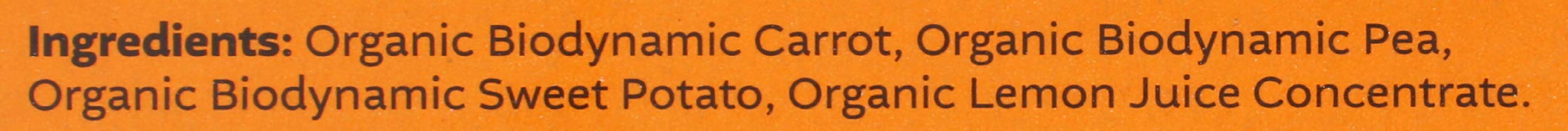 White Leaf Provisions Organic Carrot Sweet Potato Pea Baby Food, 3.17 OZ