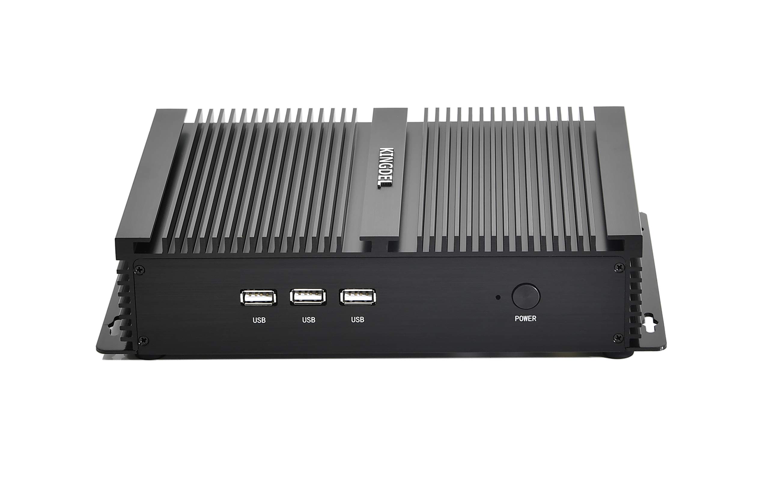KINGDEL Powerful Industrial PC, i7 CPU, 16GB RAM, 512GB SSD, 2xCOM RS232, 4xUSB 3.0, HD Port, VGA OS, Dual Monitor Support