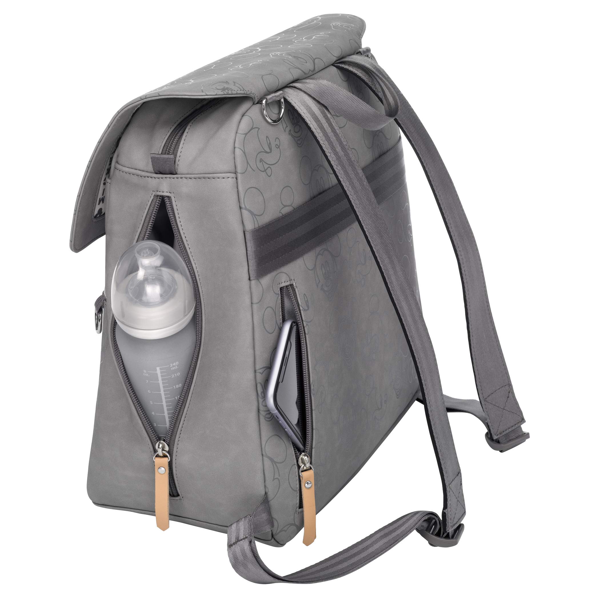 Petunia Pickle Bottom Meta Backpack - Laptop Backpack, Love Mickey Mouse, Unisex, Stylish, Spacious, and Sleek