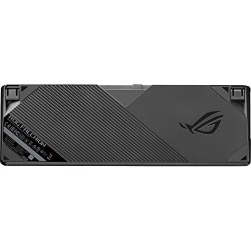 ASUS ROG Falchion NX 65% Wireless RGB Gaming Mechanical Keyboard | ROG NX Blue Clicky Switches, PBT Doubleshot Keycaps, Wired / 2.4G Hz, Touch Panel, Keyboard Cover Case, Macro Support