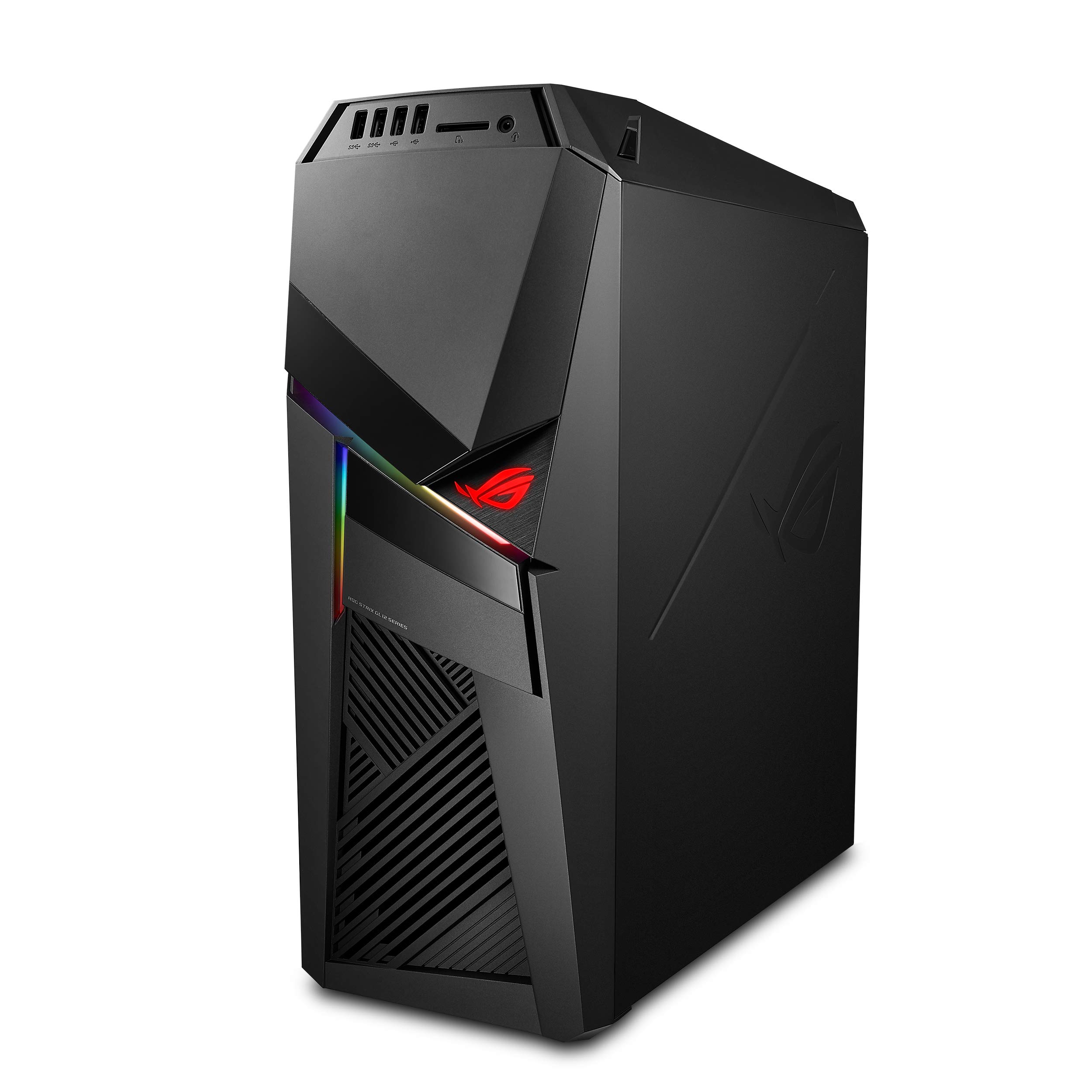 ROG Strix GL12 Gaming Desktop, Overclocked 9th Gen Intel Core i7-9700K, NVIDIA GeForce RTX 2080 8GB, 16GB DDR4 RAM, 512GB SSD + 1TB HDD, Windows 10 - GL12CX-DS781