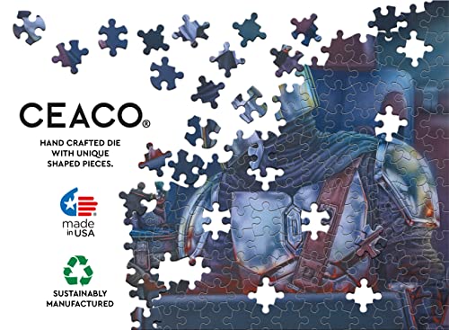 Ceaco - 4 in 1 Multipack - Thomas Kinkade - Mandalorian Collection - (4) 500 Piece Jigsaw Puzzles