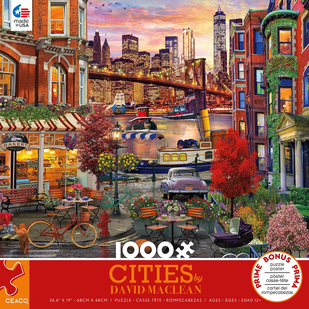 Ceaco - David Maclean - Brooklyn Bakery - 1000 Piece Jigsaw Puzzle