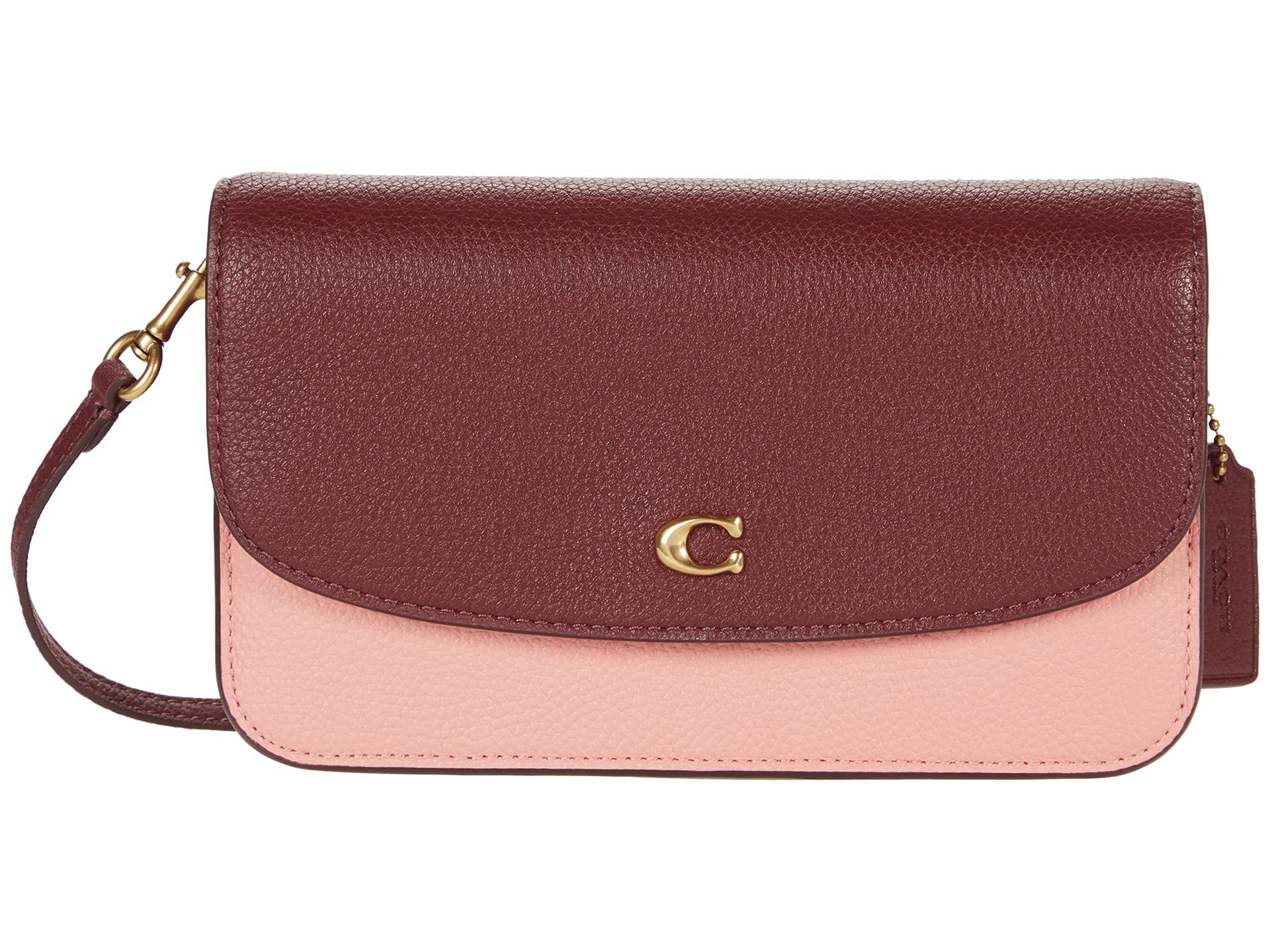 COACH Color-Block Hayden Crossbody Candy Pink Multi One Size