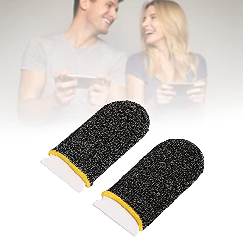 Jopwkuin Game Control Sleeves, Durable Lightweight and Portable Game Finger Sleeves for Family for Mobile Game