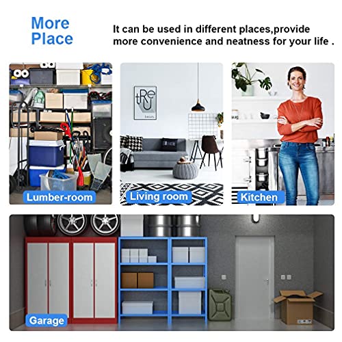 BestOffice 14Dx36Wx72H 5-Shelf Adjustable Storage Shelves Wire Shelving Unit Garage NSF Metal Shelf Heavy Duty Utility Commercial Grade Steel Layer Shelf1250 LBS Capacity,Black