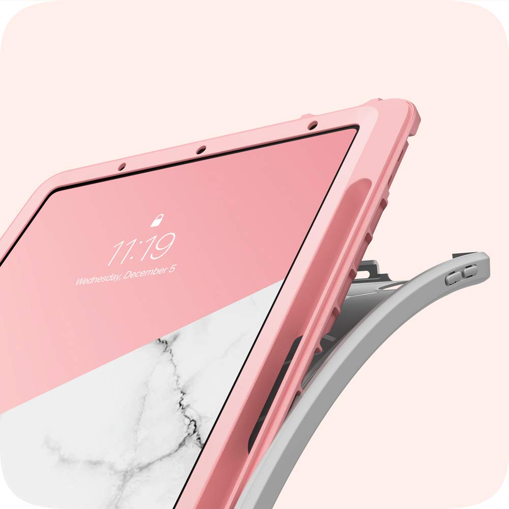 i-Blason Cosmo Case for iPad Air 5th Generation/4th Generation 10.9 (2022/2020), Full-Body Trifold with Built-in Screen Protector Protective Smart Cover with Auto Sleep/Wake & Pencil Holder (Marble)