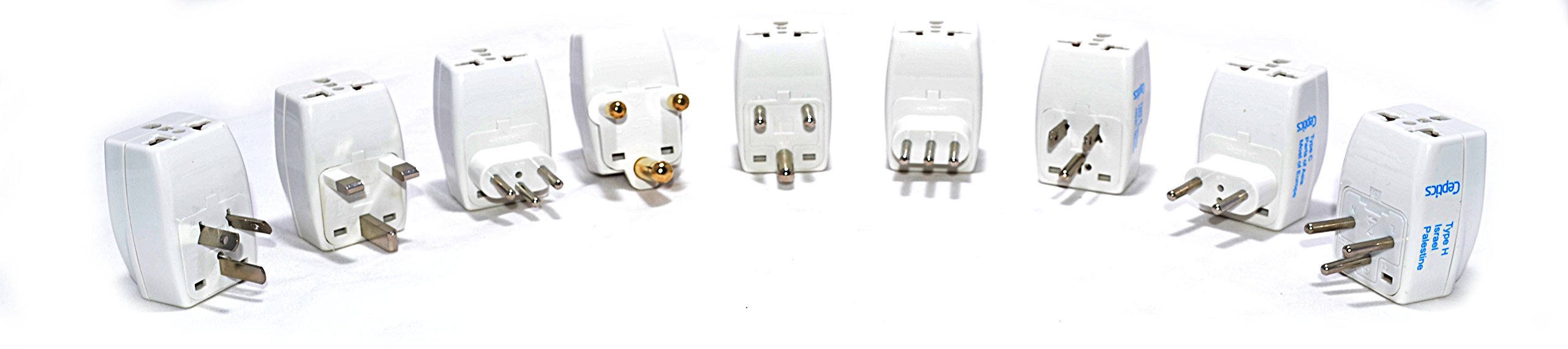 Ceptics 3 Outlet Travel Adapter Plug Type M for South Africa
