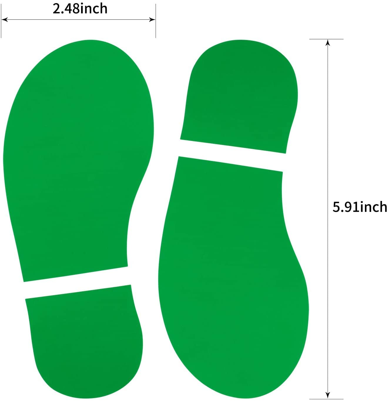60 Pairs Kids Shoes Decals Footprint Stickers Decals Floor Wall Stairs for Christmas Decor Class, Dance Studio, Floor Stickers Party Decoration Celebrate St. Patrick's Day