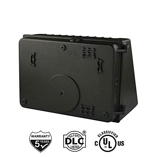 OSTEK 100 Watt LED Wall Pack Light with Full Cut-Off 14000LM 5000K - Replaces 400 watt Metal halide/HPS, Outdoor Area Full Cutoff Wall Pack led Light Fixture IP65, UL, DLC