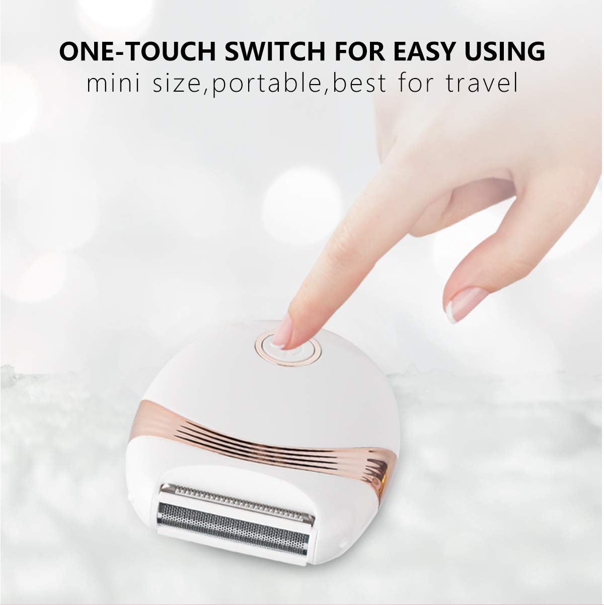 Electric Razor for Women Bikini Trimmer Electric Shaver for Women Cordless USB Rechargeable Wet and Dry use Painless