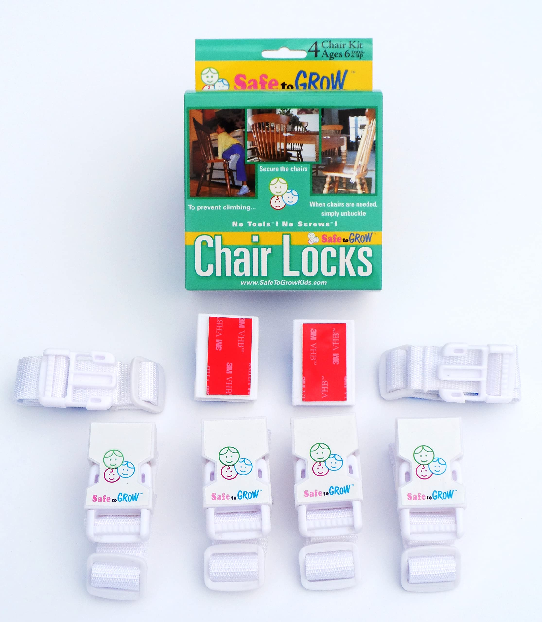 Chair Locks for Child Safety, 4 pack