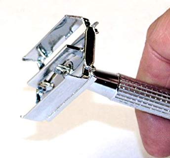 Old Fashion Double Edge Razor and 12 Stainless Razor Blade Ultimate Shaving Experience