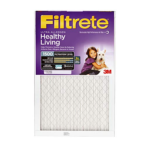 3M COMPANY 12x36x1 Filtrete Filter, White