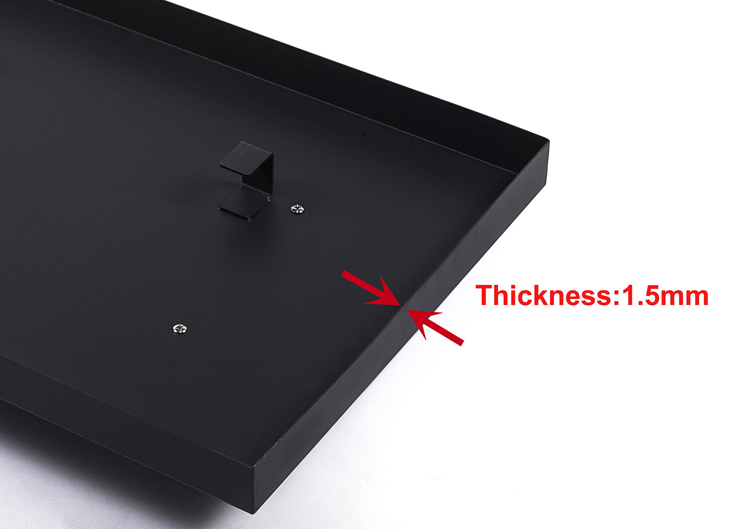 5003 Hard Top Lid Cover with Handle for Blackstone 28β Outdoor Griddle, Hard Cover for Blackstone 28 inch Front or Rear Grease Model, Black