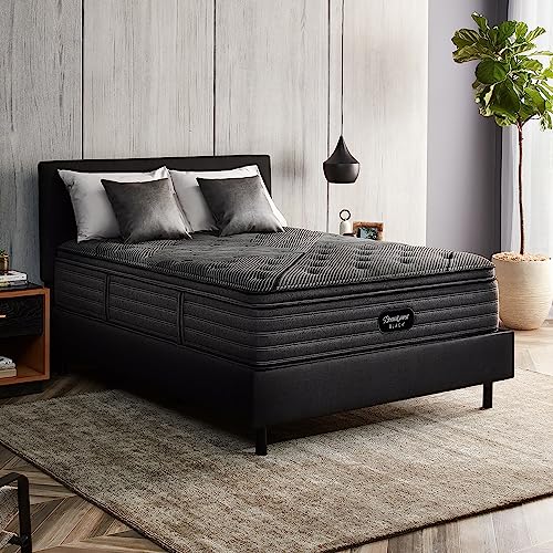 Beautyrest Black L-Class 14.5β Plush Pillow Top King Mattress, Cooling Technology, Supportive, CertiPUR-US, 100-Night Sleep Trial, 10-Year Limited Warranty