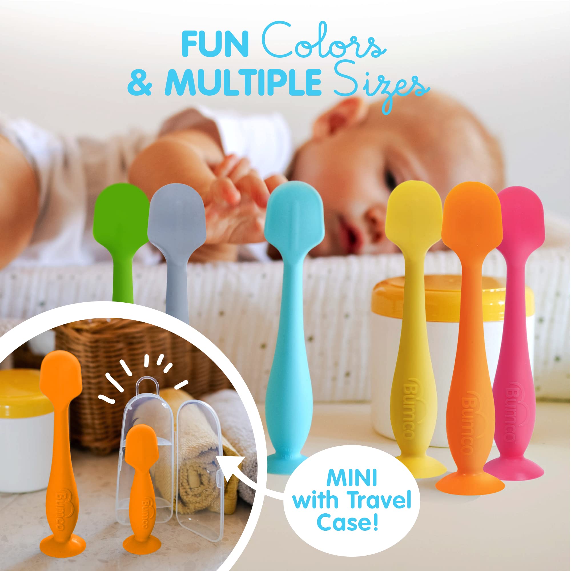 Bumco Diaper Cream Spatula - BPA-Free Diaper Bag Essentials, Soft Butt Spatula Baby, Mom-Invented Butt Paste Spatula, Bumco Diaper Cream Spatula, Flexible Diaper Cream Applicator, Bumco Baby Bum Brush