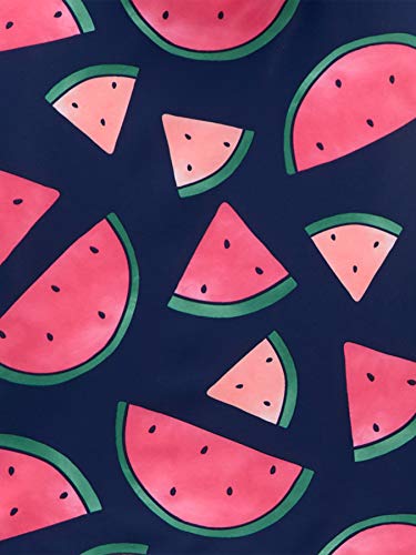 Simple Joys by Carter's Girls' 3-Piece Assorted Rashguard Sets, Watermelon, 4T