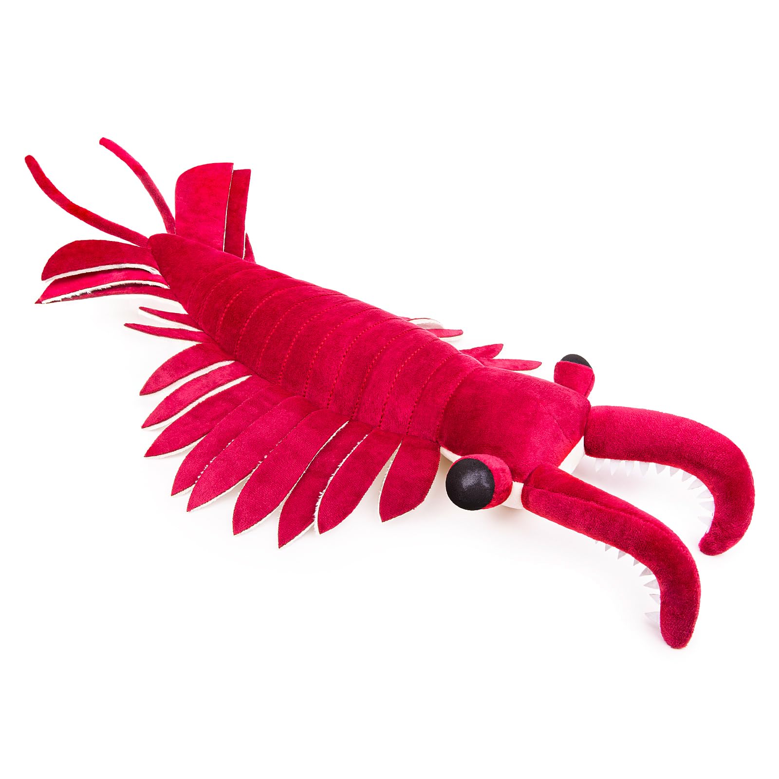 ZHONGXIN MADE Realistic Cambrian Ancient Organism Anomalocaris Plush Toy - 21" Lifelike Cambrian Creature Anomalocaris Stuffed Animals Model Plushie, Unique Plush Gift for Kids