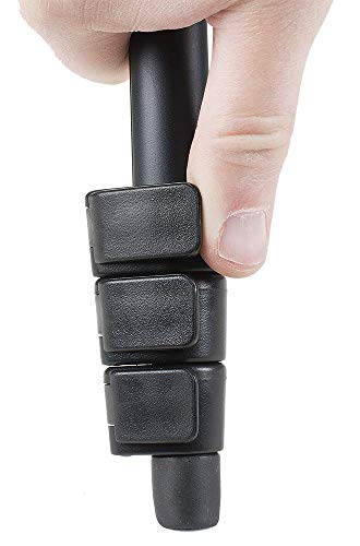SLIK Sprint PRO III Travel Tripod EZ w/SH-707E 2-Way Head for Mirrorless/DSLR Sony Nikon Canon Fuji Cameras and More - Black (611-853)