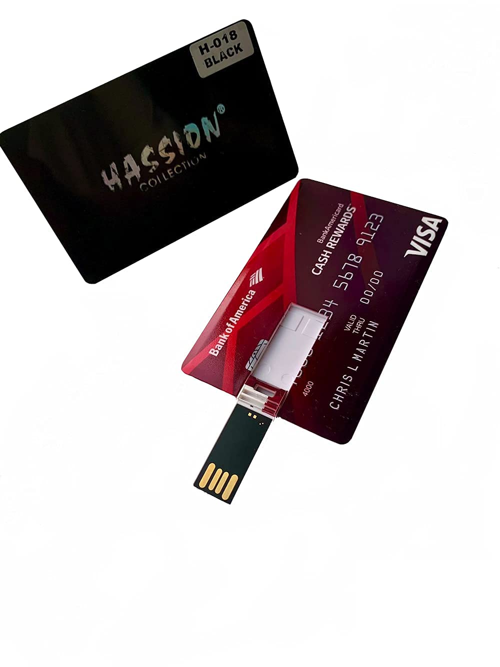 USB Flash Drive 64GB Thumb Drive High Speed USB Drive USB 2.0 Memory Stick Credit Card Design Waterproof