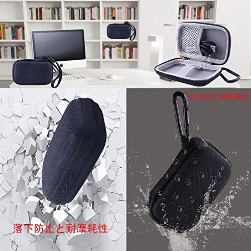WERJIA Hard EVA Travel Case for Sony Wi-Xb400/Wi-C200/ WI-C310 Wireless in-Ear Headphones. Earphone Carrying Case MP3 Player Case Headphone Small Storage Pouch