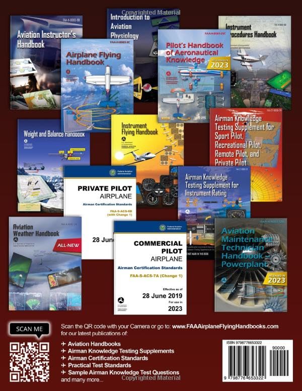 Pilot’s Handbook of Aeronautical Knowledge FAA-H-8083-25B (Color Print): Flight Training Study Guide