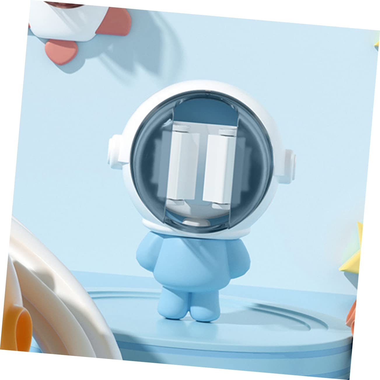 Abaodam and Cartoon Hanging Self Punch Kitchen for Bathroom Hook Adhesive Mop Clip Storage Free Home Wall Mount Holder Organizer Clips Broom Tool Astronaut Hanger