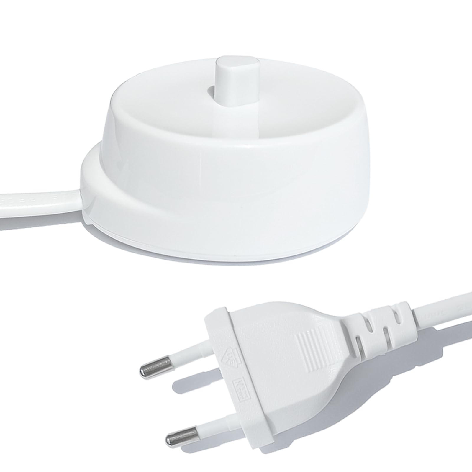Electric Toothbrush Charger Base Compatible for Braun Oral -B Pro 500 1000 3000 6000 Smart 1500 5000 iO Series 3/4/5/6 and Most -Type 3757 Replacement Charging Cord -EU Plug Dual Voltage 110v-220V