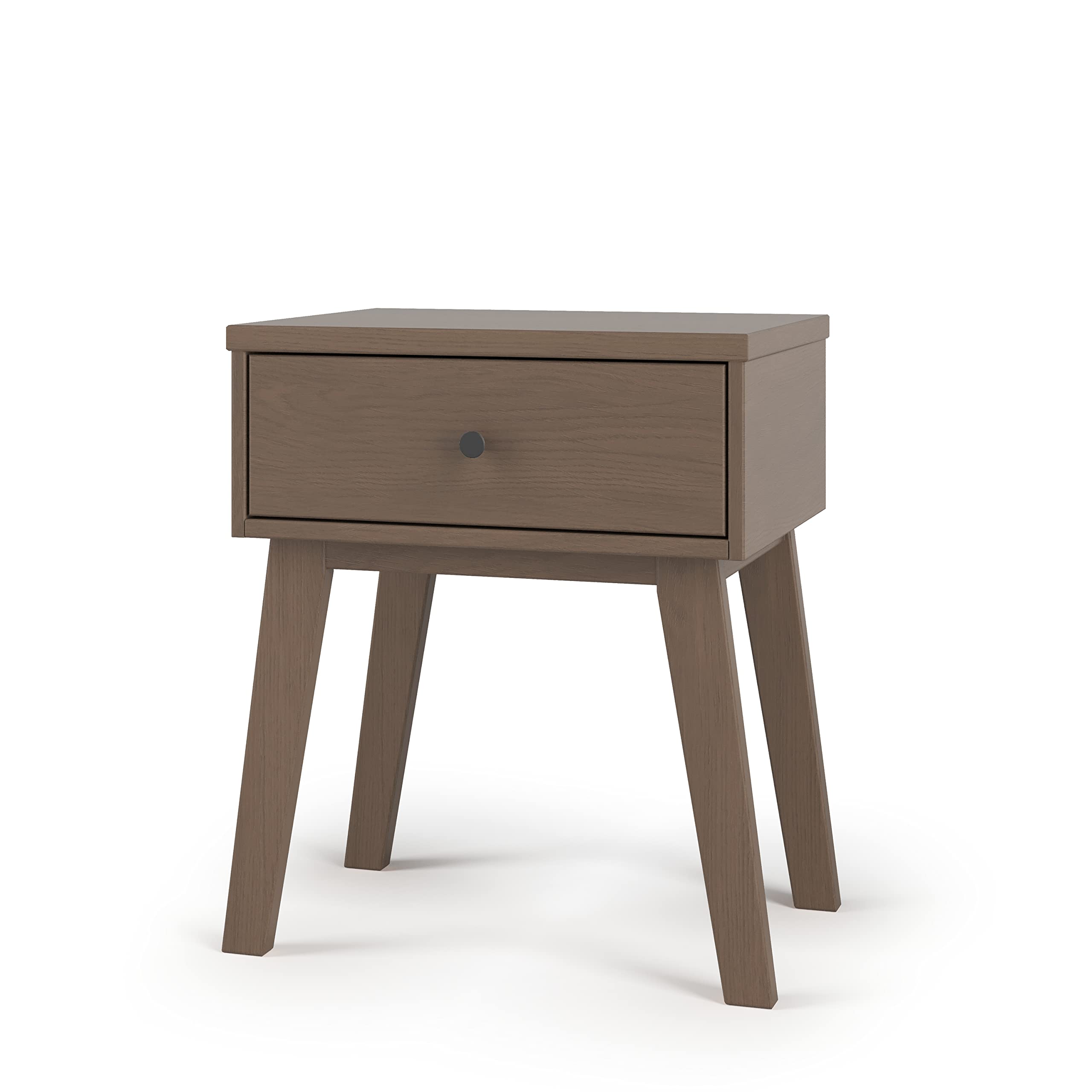 Child Craft SOHO 1 Drawer Nightstand for Nursery or Bedroom, Large Storage Drawer, Made of Sturdy Pinewood, Non-Toxic, Baby Safe Finish (Dusty Heather)