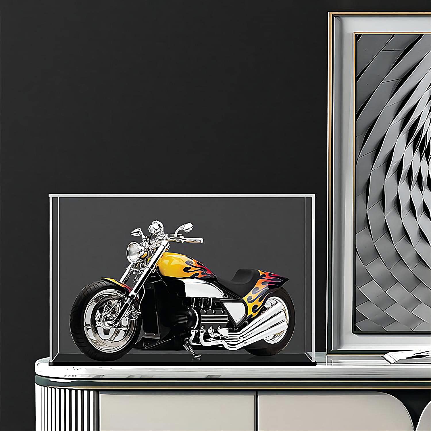 Acrylic Display for Organizing Collectibles Clear Box Display Action Figures Home Storage Mini Toys Gifts for Lover, Dust-Free, Clea Display Box