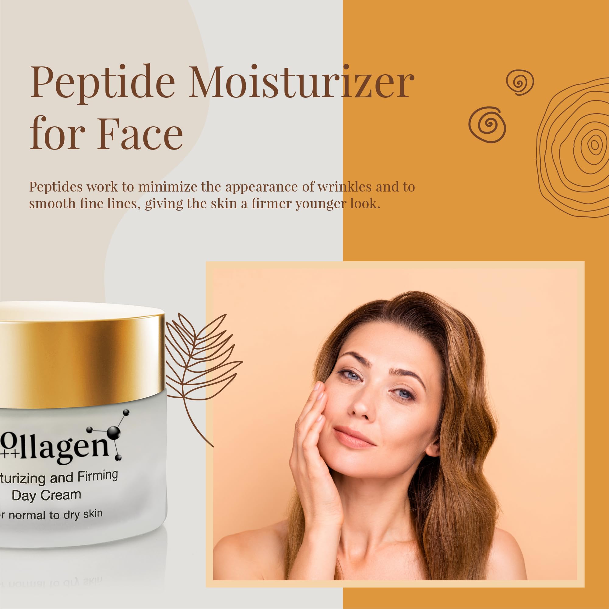 Collagen++ Anti-Aging Day Cream, Firming & Hydrating for Dry Skin, Unscented 1.7oz