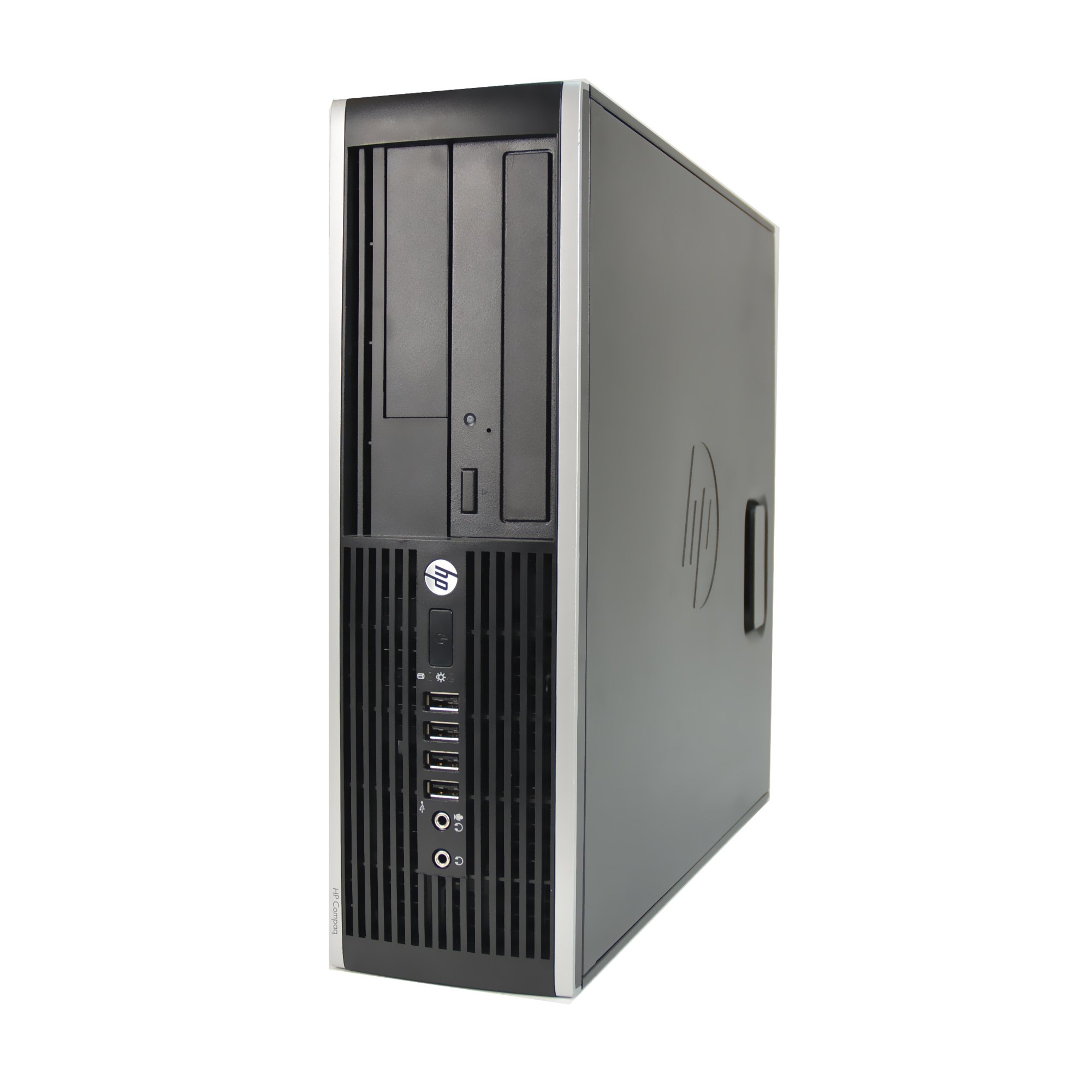 HP EliteDesk 6300 SFF, Intel i5, 8GB, 256GB SSD, Win 10, 24" Monitor, Wireless Keyboard WiFi (Renewed)