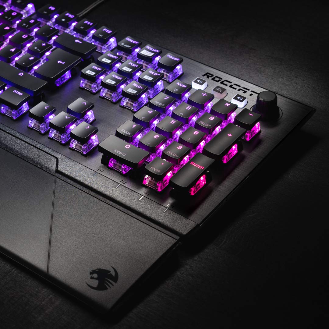 ROCCAT VULCAN 121 AIMO RGB MECHANICAL GAMING KEYBOARD RED SWITCH ROC-12-671-RD