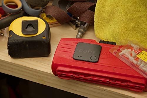 Cube Shadow Finder Locator, Tracking Devices for Wallet, Remote Finder, Item Finders, Bluetooth Tracker Tag + Rechargeable Battery - Ultra Thin