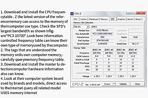 ZIFEI ram Memory DDR3 DDR3L 8GB 1333MHz PC3L-10600 Dual Rank 2Rx8 1.35V CL9 204-Pin SODIMM Module Notebook Memory for laptops Compatibel with Intel AMD and Mac Computer