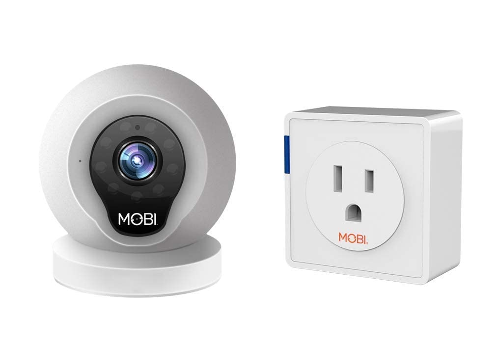 MobiCam WiFi Wireless Baby Camera Monitor, Hd Surveillance Video, Two-Way Talk, Night Vision Motion, Remote Surveillance Cam System, Smart Home Starter Kit Plus Smart Plug